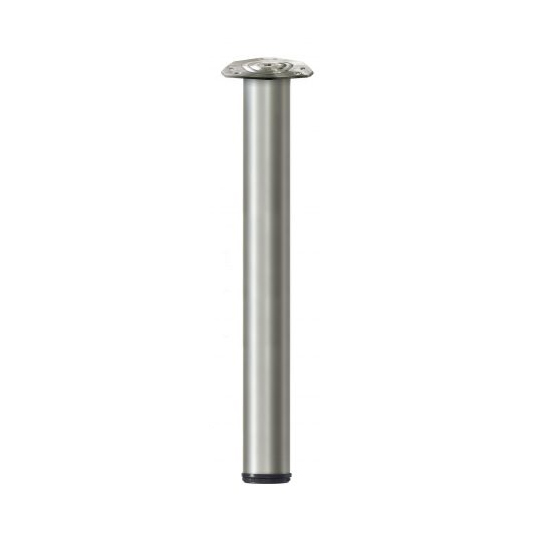 Breakfast Table Leg Round 900mm S/Nickel | Mudelli